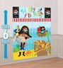 LITTLE PIRATE Scene Setter HAPPY BIRTHDAY party wall decoration ...