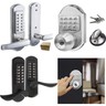 Full Size All-Weather Mechanical Keyless Door Lock Code Keypad Entry ...