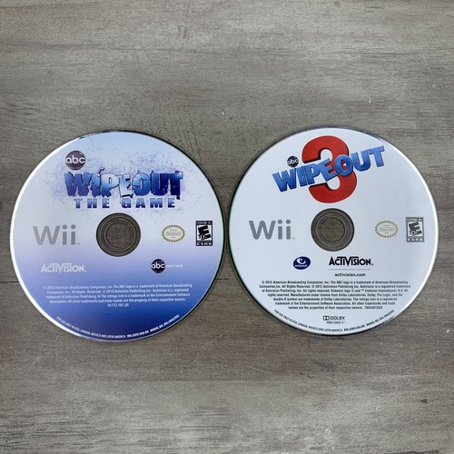 Wipeout 1 & 3 (Nintendo Wii) Discs Only- Tested & Work 47875769342| eBay