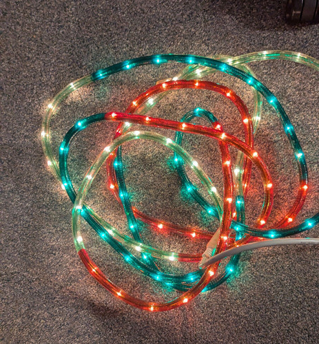 Grandlite Co. Christmas lights Green Red White Chasing lights indoor ...