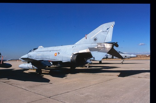 P100 ORIGINAL AIRCRAFT SLIDE: Spanish AF McDD RF-4C Phantom II CR.12-52 ...