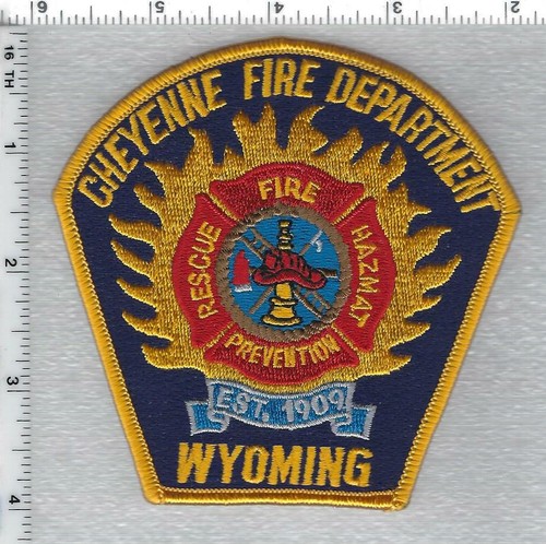 Cheyenne Fire Department (Wyoming) Shoulder Patch | eBay