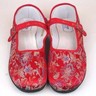 Women's Chinese Classic Mary Jane Floral Red Brocade Shoes Sizes 35 ...