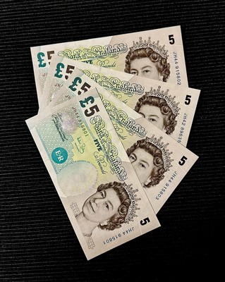 Bank Of England 5 Note for sale | eBay