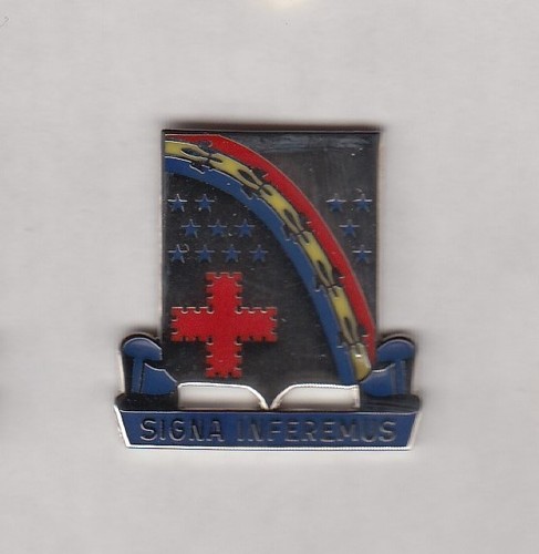 US ARMY 167th INFANTRY REGIMENT crest DUI badge c/b clutchback P-23 | eBay