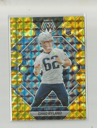 2023 Panini Mosaic CHAD RYLAND Reactive Yellow | eBay