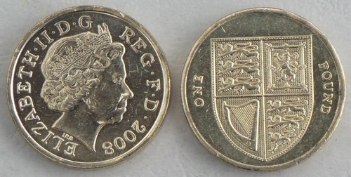 Großbritannien / Great Britain 1 Pound Kursmünze 2008 KM# 1113 unz. | eBay