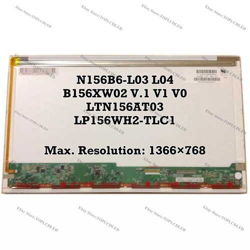 N156B6-L03 L04 fit B156XW02 V.1 V1 V0 LTN156AT03 LP156WH2-TLC1 HD EDP ...