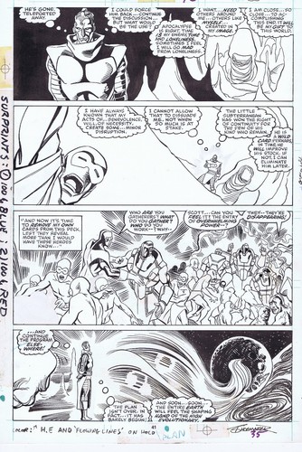 X-FACTOR ANNUAL #3 Page 41 Original Marvel Comic Art signed by Terry ...