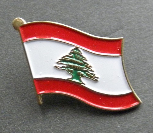 LEBANON INTERNATIONAL FLAG LAPEL PIN BADGE 7/8 INCH | eBay