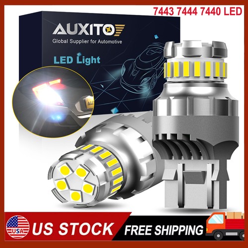 6x AUXITO 7443 7440 SMD LED Back Up Reverse Light Bulbs 6500K Super ...
