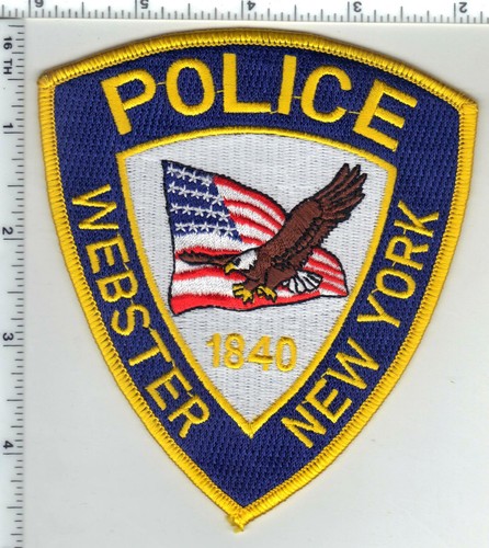Webster Police (New York) 2nd Issue Shoulder Patch | eBay