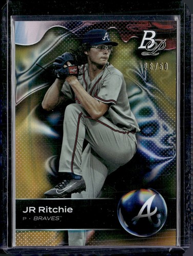 2023 Bowman Platinum #TOP-22 JR Ritchie Top Prospects Gold /50 Braves ...