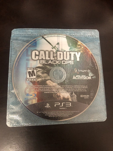 CALL OF DUTY BLACK OPS disc only PLAYSTATION 3 PLAY STATION SONY PS3 ...