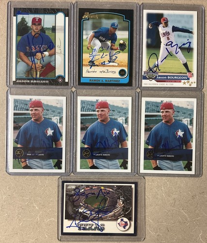 Texas Rangers Rookie & Minor League In-person Autograph Lot Of (7) | eBay