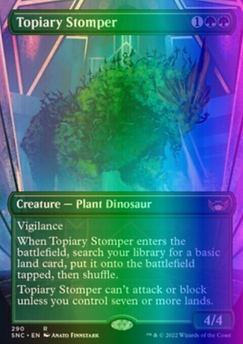MTG Magic the Gathering Topiary Stomper (290/547) Streets of New ...