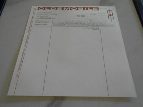 1973-75 Reproduction Oldsmobile New Car Window Price Sticker | eBay