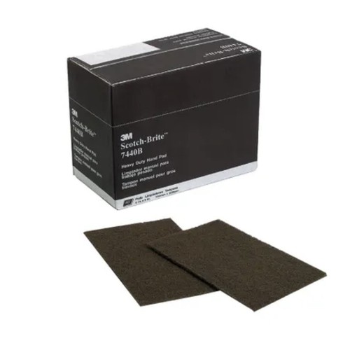 3M 7440B Scotch-Brite Heavy Duty 6x9 Hand Pad. Case: Quantity 40. BC | eBay