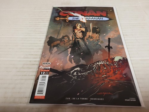 Conan the Barbarian # 12 Cover B (2024, Titan) 1st Print Stuart Sayger ...