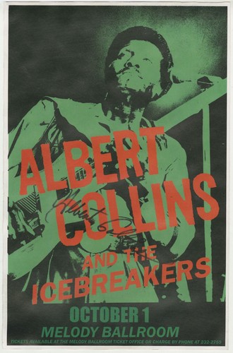 Albert Collins autographed gig poster The Master of the Telecaster | eBay