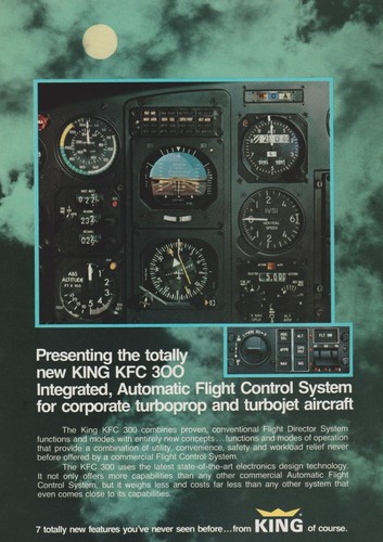 Aviation Magazine Print - King KFC-300 Flight Control System (1973) | eBay