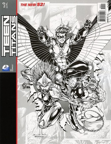 Teen Titans (4th Series) #0A VF/NM; DC | New 52 1:25 Variant B&W Brett ...