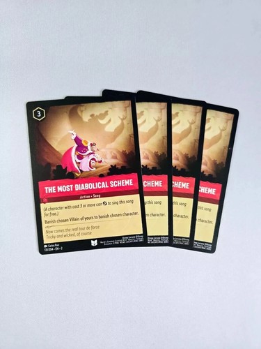 The Most Diabolical Scheme 131/204 Playset 4 cards - Rise of the ...