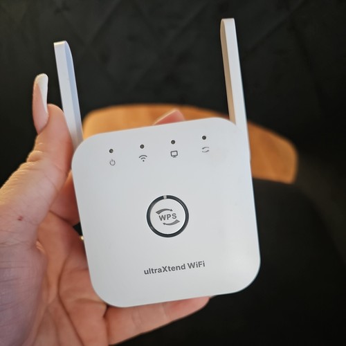 UltraXtend WiFi 4 All Routers WiFi Booster with Ethernet Port 2.4GHz 4 ...