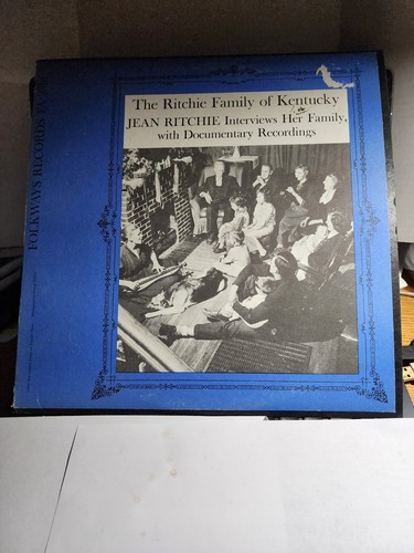 JEAN RITCHIE: the ritchie family of kentucky FOLKWAYS w/booklet VG+ R65 ...