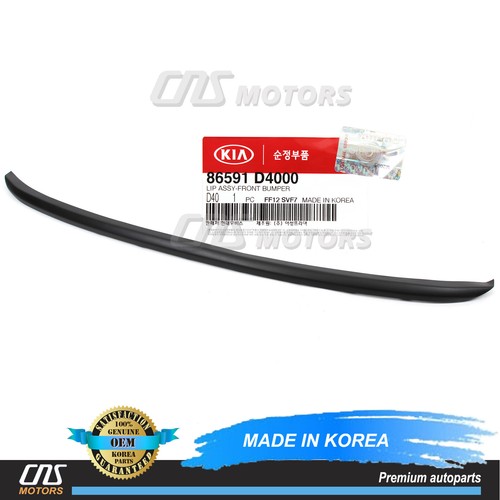 ⭐GENUINE⭐ Front Bumper Lower Spoiler Chin Lip for 16-18 Kia Optima LX ...