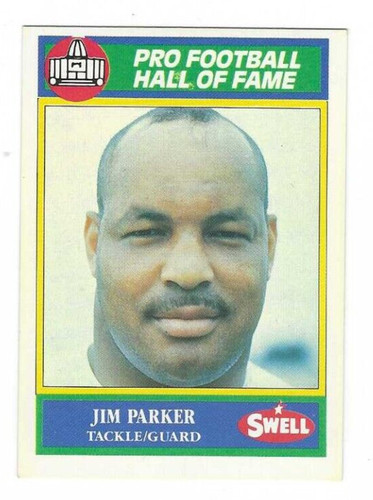 1990 SWELL PRO FOOTBALL HALL OF FAME JIM PARKER #90 | eBay