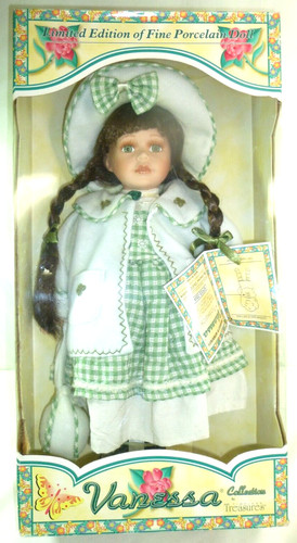 2004 Vanessa Fine Porcelain Doll Collection Timeless Treasures Brown ...