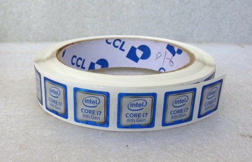 Lot of 50 Intel Core i7 8th Generation Stickers 18mm x 18mm | eBay