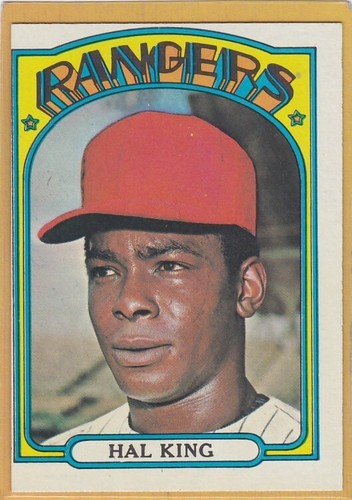 1972 TOPPS BASEBALL HAL KING #598 RANGERS EX+ *A4484 | eBay