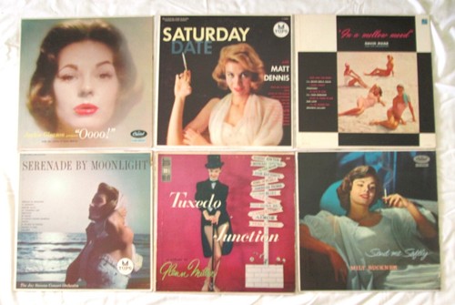 Vintage 1950s 6 LP Lot Pretty Sexy Women Cheesecake Covers Easy ...