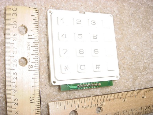 KEYPAD - 16 BUTTON WHITE KEYPAD - Tactile Touch - DTMF | eBay