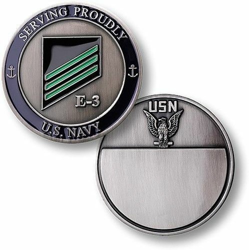 E3 = Airman ~ Airdale ~ AN ~ E-3 ~ U.S. Navy Challenge Coins ~ | eBay