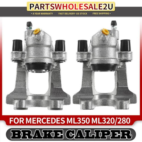2x Rear Left & Right Brake Caliper for Mercedes Benz W164 ML320 ML350 ...