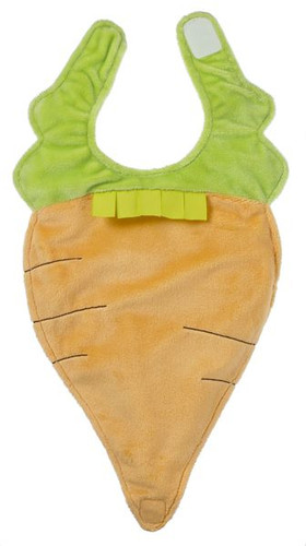 CARROT PACIFIER BIB, 17" Long Baby Bib, by Ganz | eBay