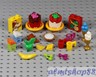 LEGO - 7 pcs Dessert Lot Chocolate Cake Pie Tart Ice Cream Plate Food ...