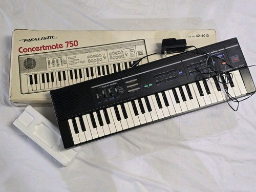 Vintage Realistic Concertmate 750 Electronic Keyboard 42-4010 | eBay