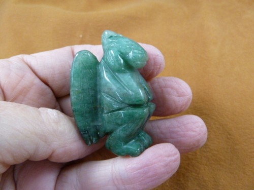 Y-GAR-572 Green aventurine statue GARGOYLE gemstone figurine Gothic ...