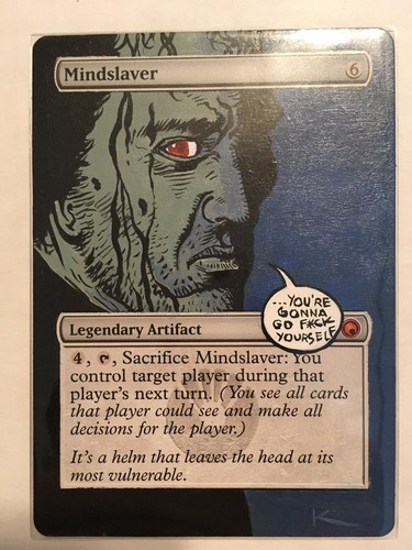Altered Mtg Mindslaver Hand Painted Free Shipping *Preacher | eBay