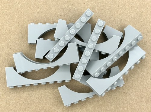 Lego Parts Lot x (10) ~ Light Bluish Gray Arch 1 x 8 x 2 - No 3308 | eBay