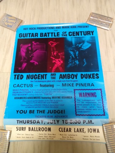 ted nugent amboy dukes wayne kramer mc5 cactus original tour ...