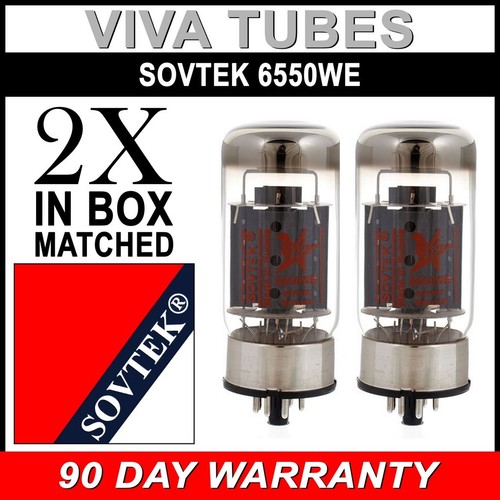 Brand New Plate Current Matched Pair (2) Sovtek 6550WE Vacuum Tubes | eBay