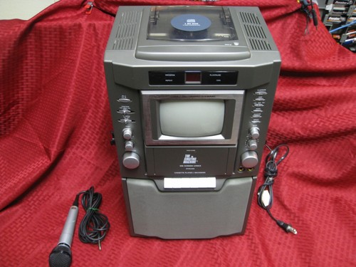 Singing Machine STVG-500 Karaoke Machine CD CDg Cassette with 1 ...