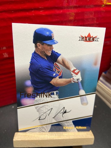 2000 Fleer Mystique Fresh Ink #1 Chad Allen autograph | eBay