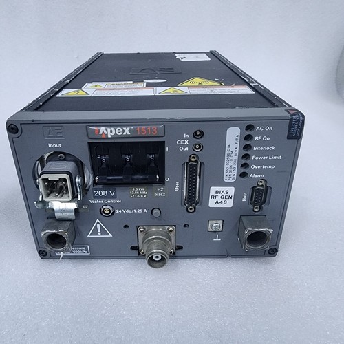 ADVANCED ENERGY APEX 1513 RF GENERATOR 660-032596-014,3156110-014 REV:A ...