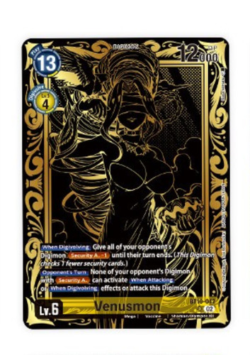 Alternate art Venusmon Bt10-042 PB-21 Tamer's Evolution Box Rise of ...